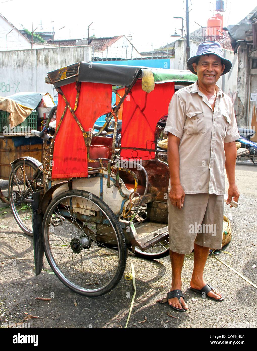 Chauffeur javanais Banque de photographies et d’images à haute ...