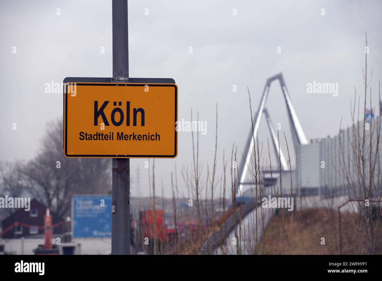 Deutschland, Koeln-Merkenich, 31.01.2024 Verkehrsfreigabe der neuen ...