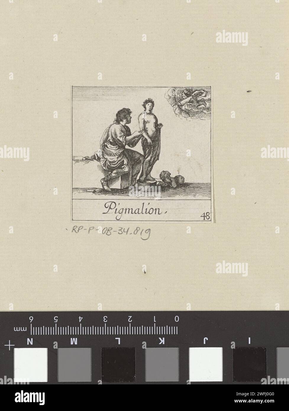 Pygmalion tombe amoureux de la statue Banque de photographies et d ...