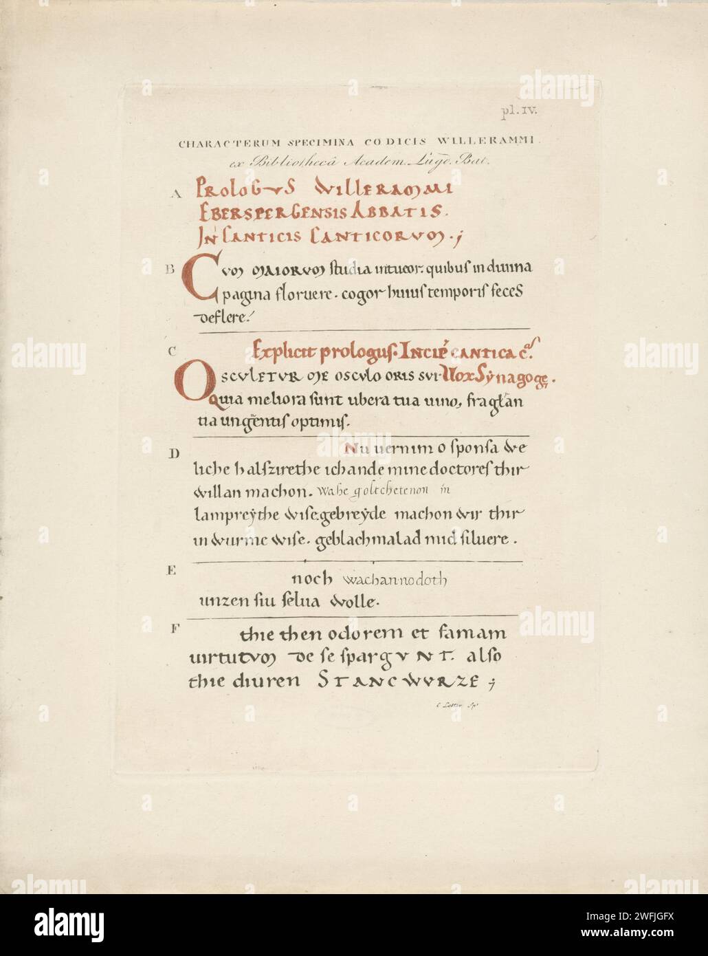 Exemples d'écriture manuscrite des quatre Evangeliens du 10e siècle, de ...