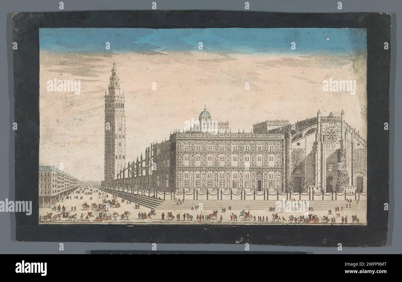 Seville cathedral aquarelle Banque de photographies et d’images à haute ...