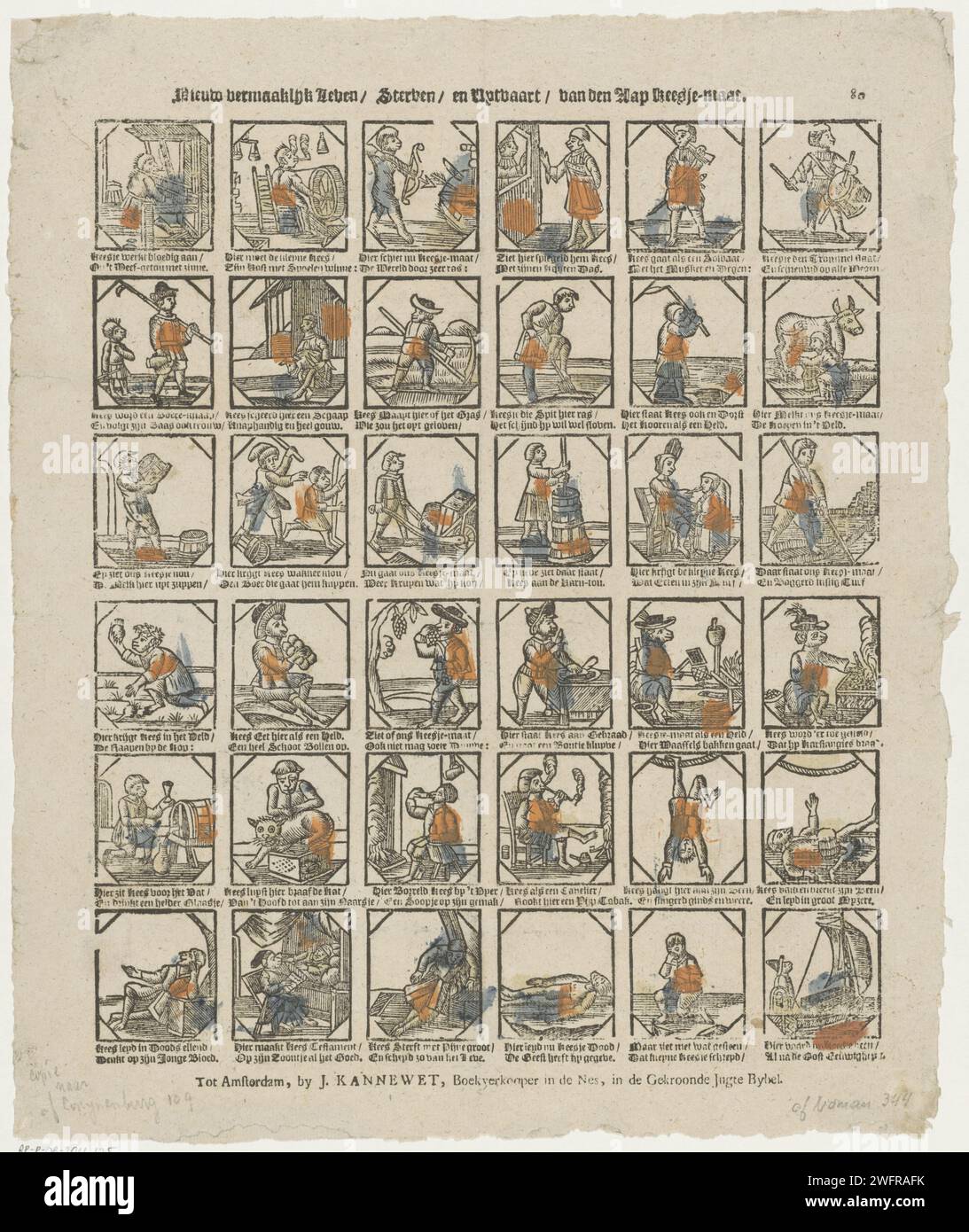 Nouveau entrer dans la vie / mourir / et Uytvaart / Van den AAP Keesje ...