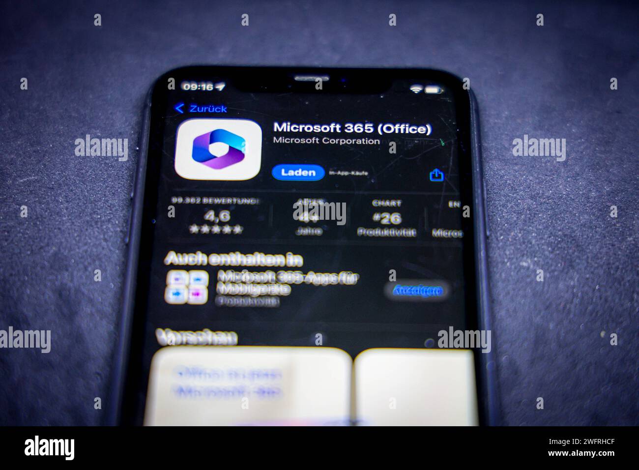 Apple App Store auf einem iPhone. Essentials, TOP 10 des applications ...