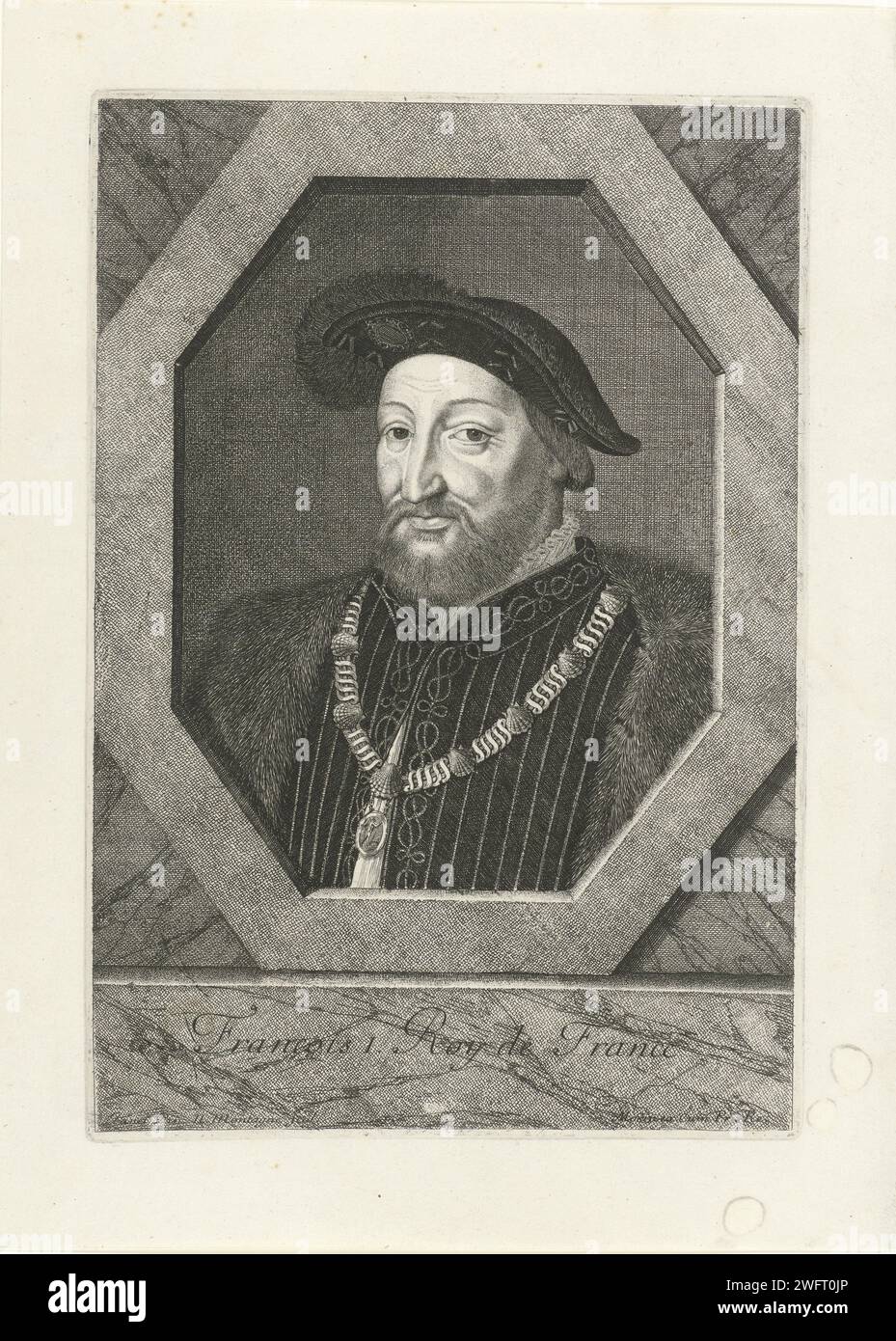 Portrait de Frans Ier de France, Nicolas de Plattemontagne, d'après ...