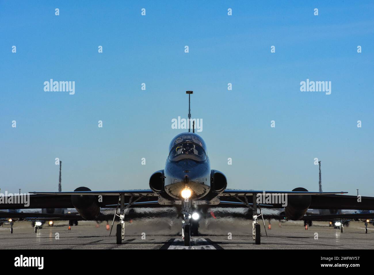 Un T-38 talon de l'US Air Force du 1st reconnaissance Squadron, piloté ...