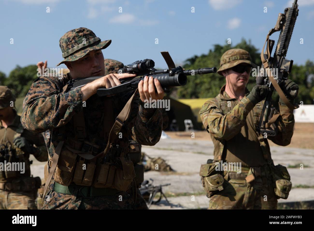 Super Garuda Shield 2023, au 5th Marine Training Center (Puslatpur ...
