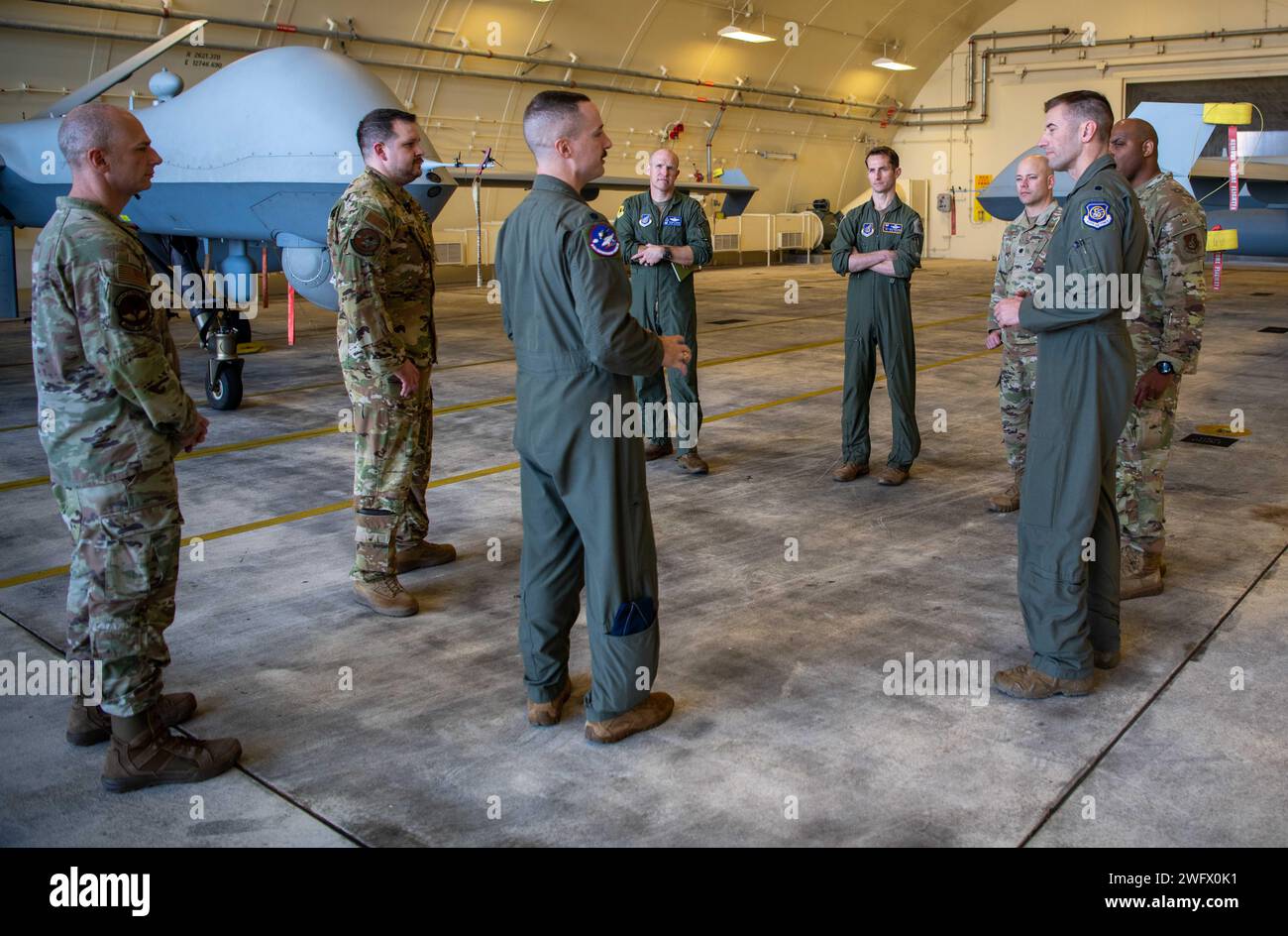 Le lieutenant-colonel Jordan Smith, commandant du 319th Expeditionary ...