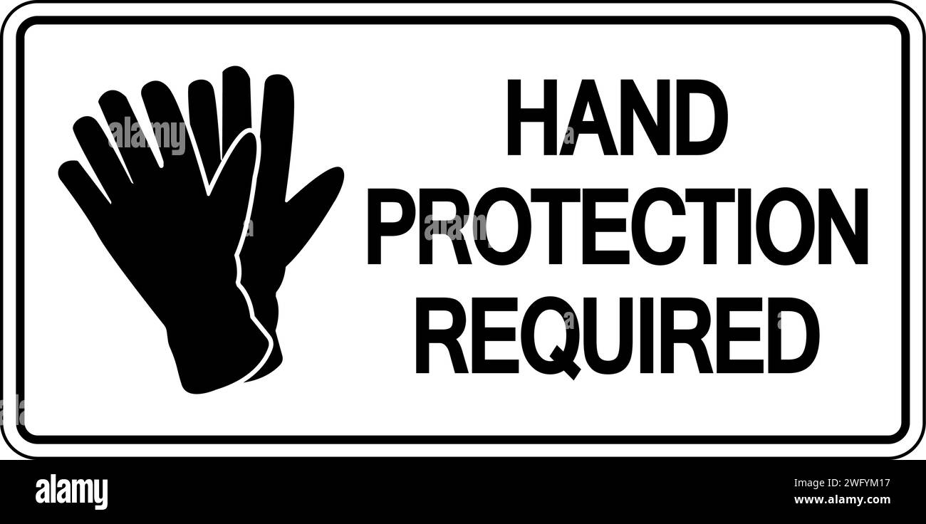 Main protection Banque d'images noir et blanc - Alamy