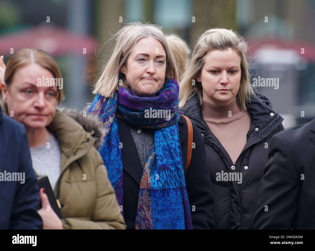 Esther Ghey, la mère de Brianna Ghey, arrive à Manchester Crown court ...