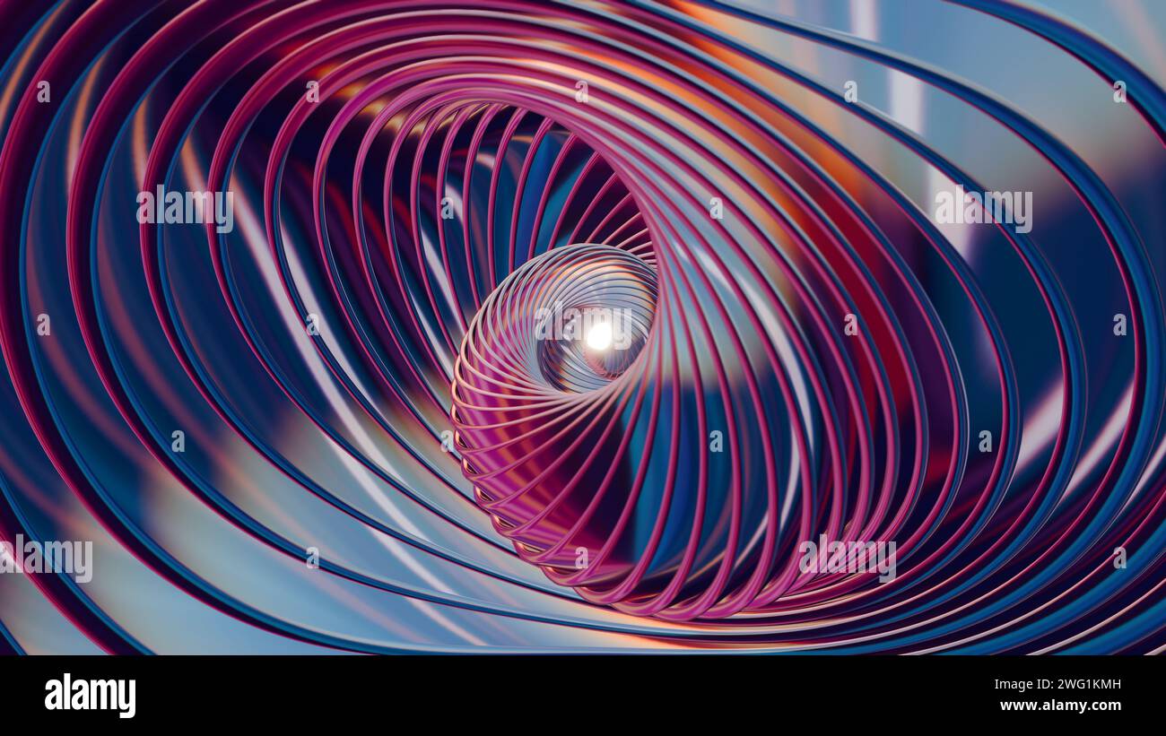 Fond tourbillon holographique 3D avec différentes couleurs et une ...