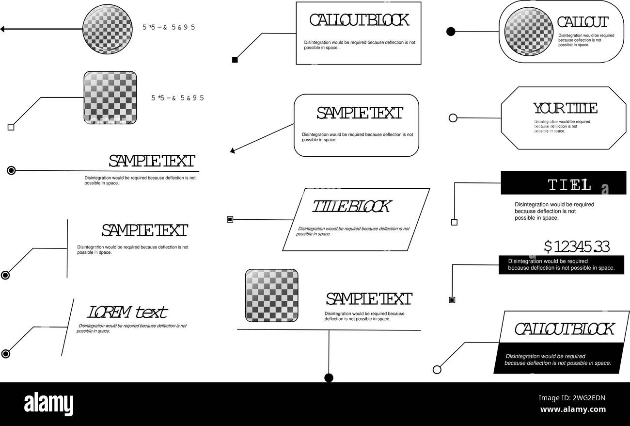 Infographic datum arrows Banque d'images noir et blanc - Alamy