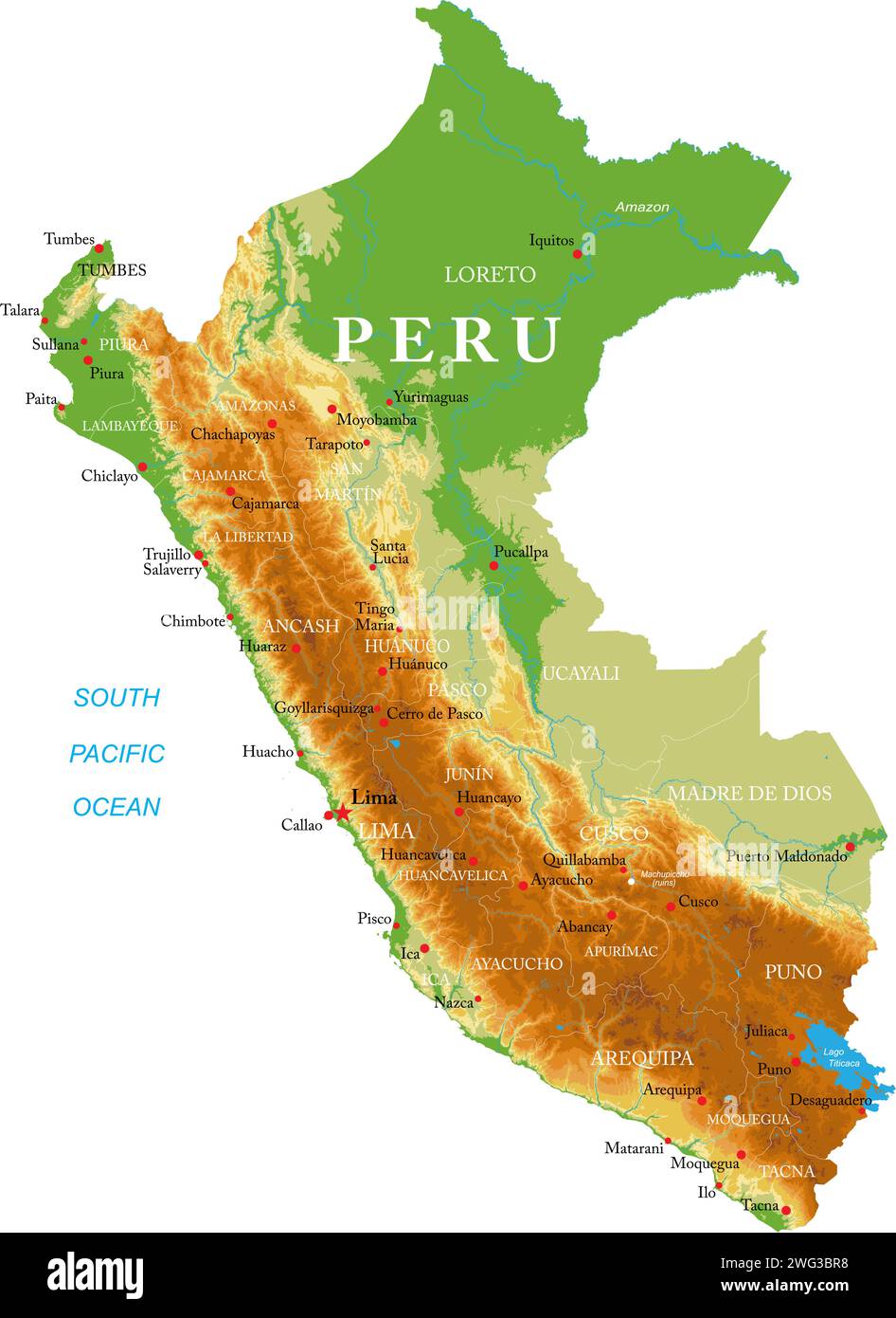 Cusco peru map Banque de photographies et d’images à haute résolution ...