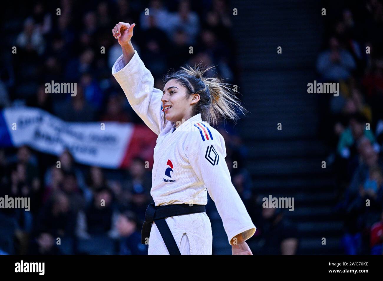 Paris, France. 03 février 2024. Shirine Boukli lors du Paris Grand ...