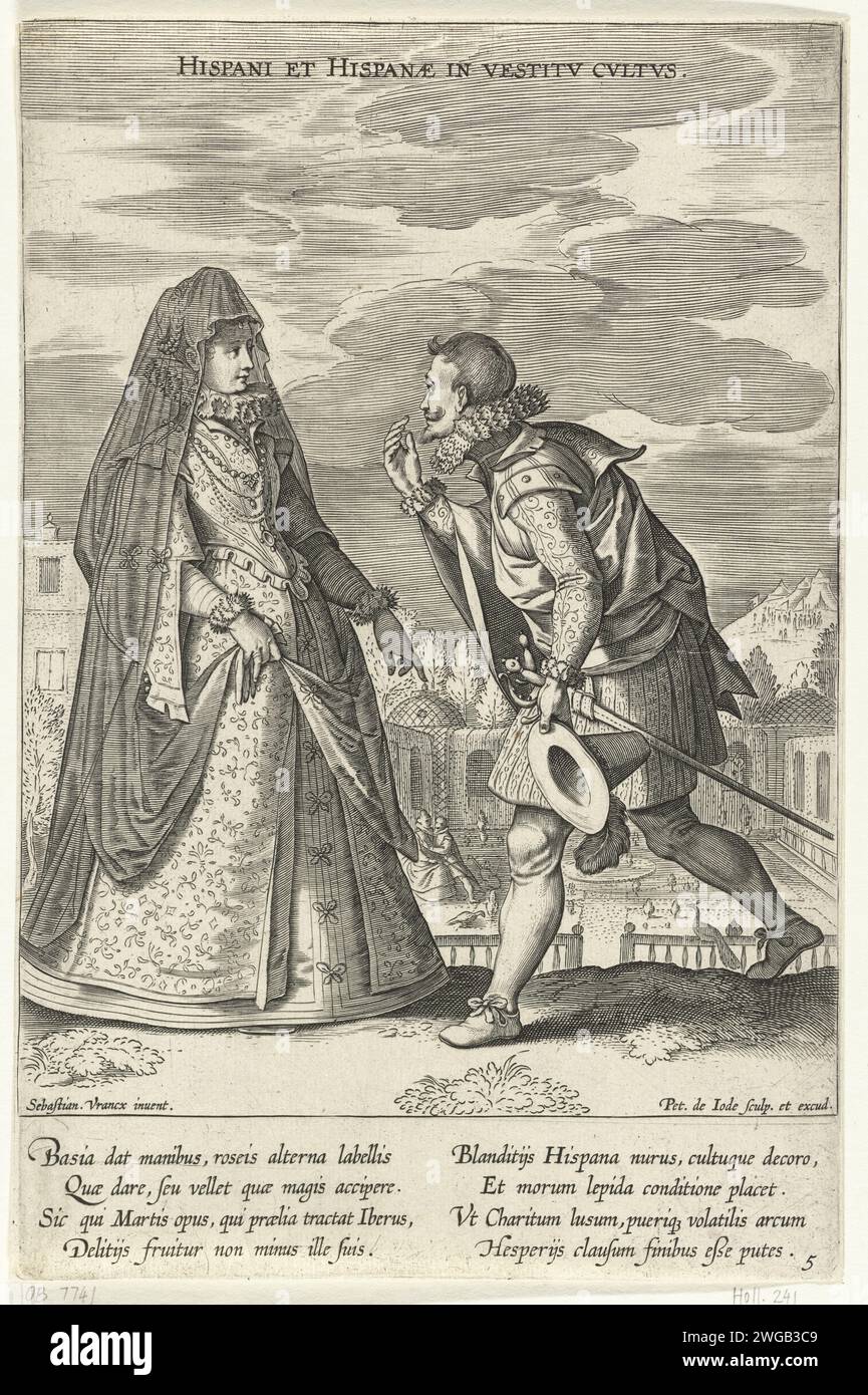 Gentium variable (costumes de différentes nations), Pieter de Jode (1 ...