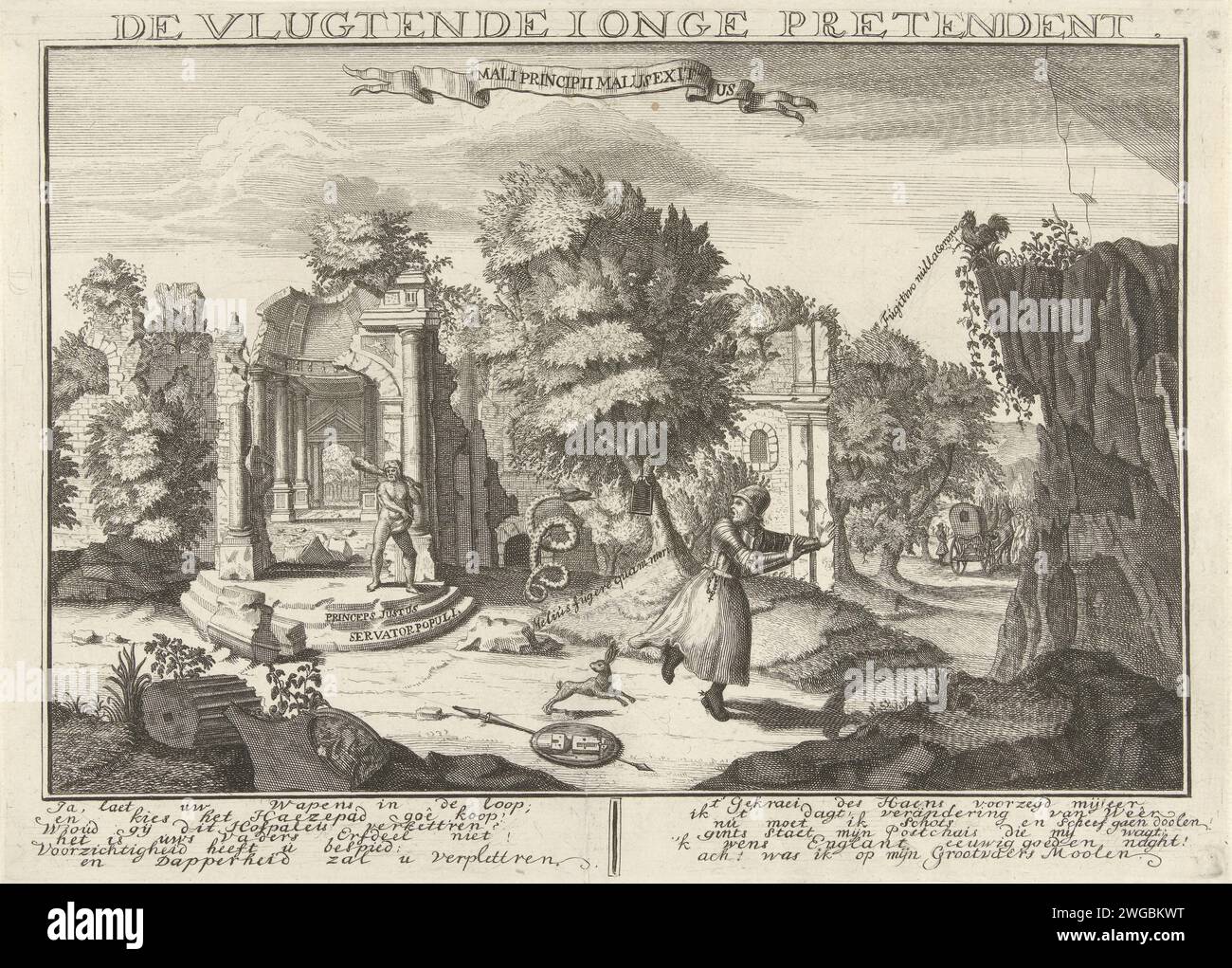 Vol de corbeaux gravure Banque de photographies et d’images à haute ...