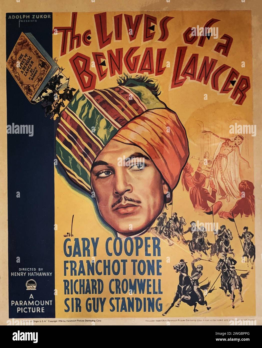 The lives of a bengal lancer movie poster Banque de photographies et d ...