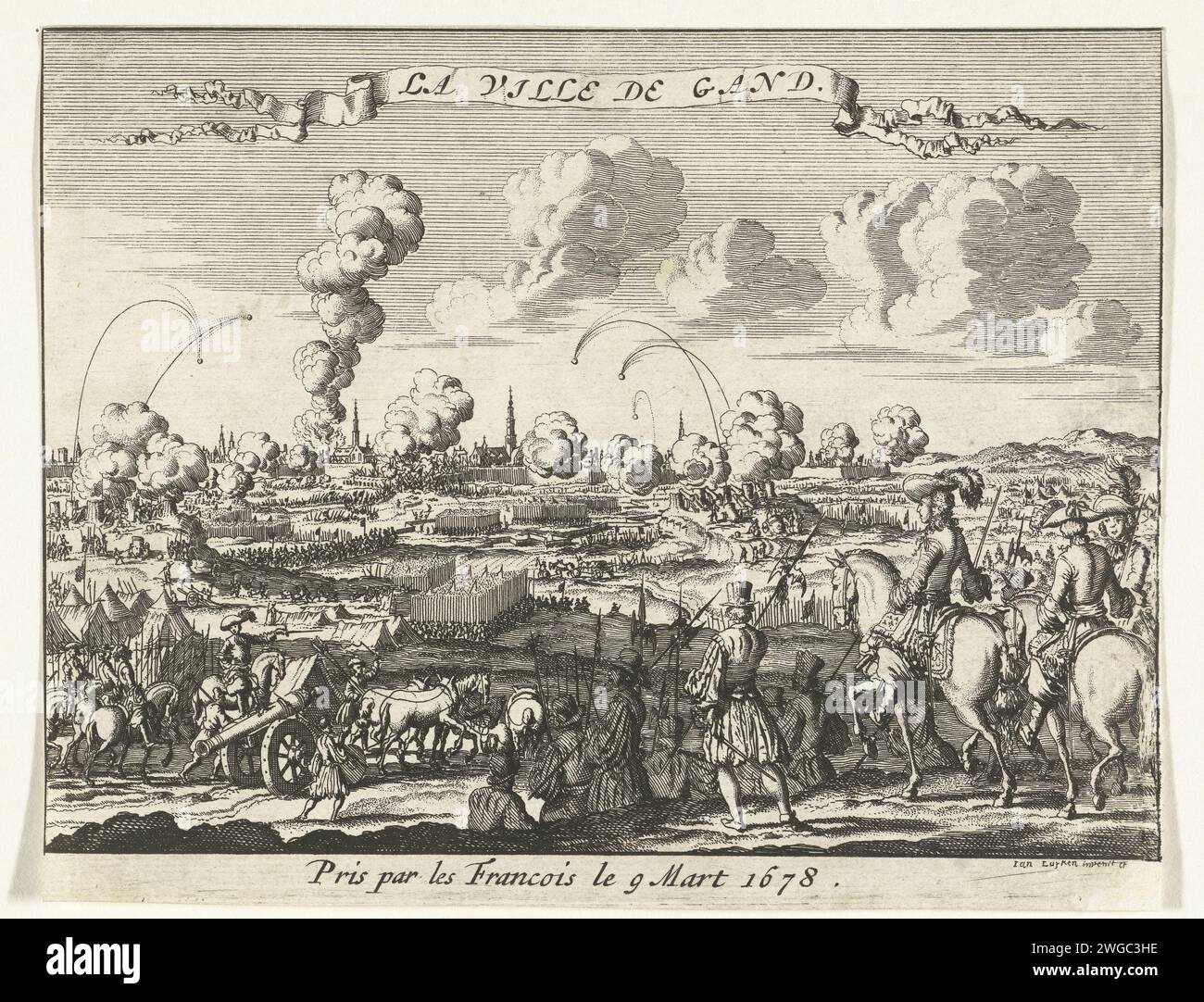 Siège de Gand par les Français, 1678, 1678 - 1680 imprimer Siège de la ...