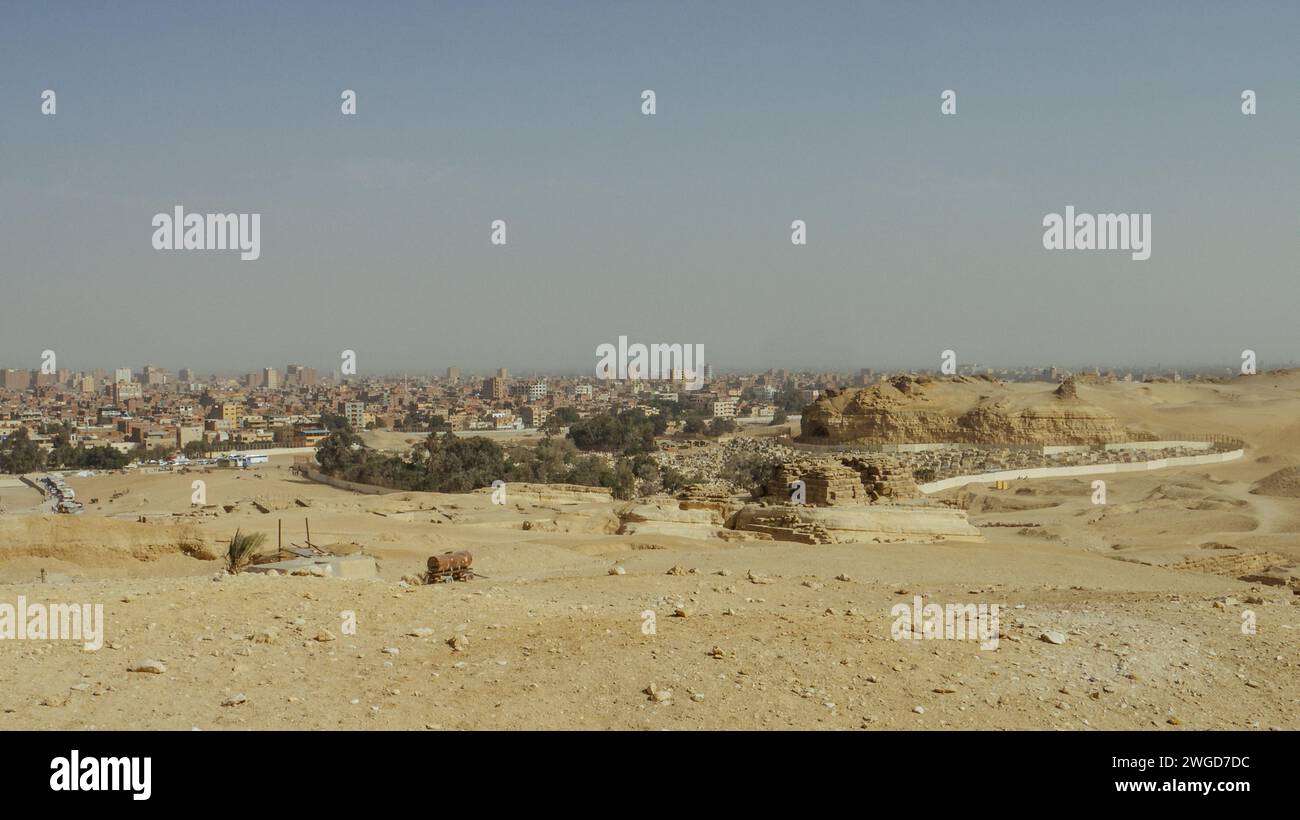 Gizeh pyramide aérien Banque de photographies et d’images à haute ...