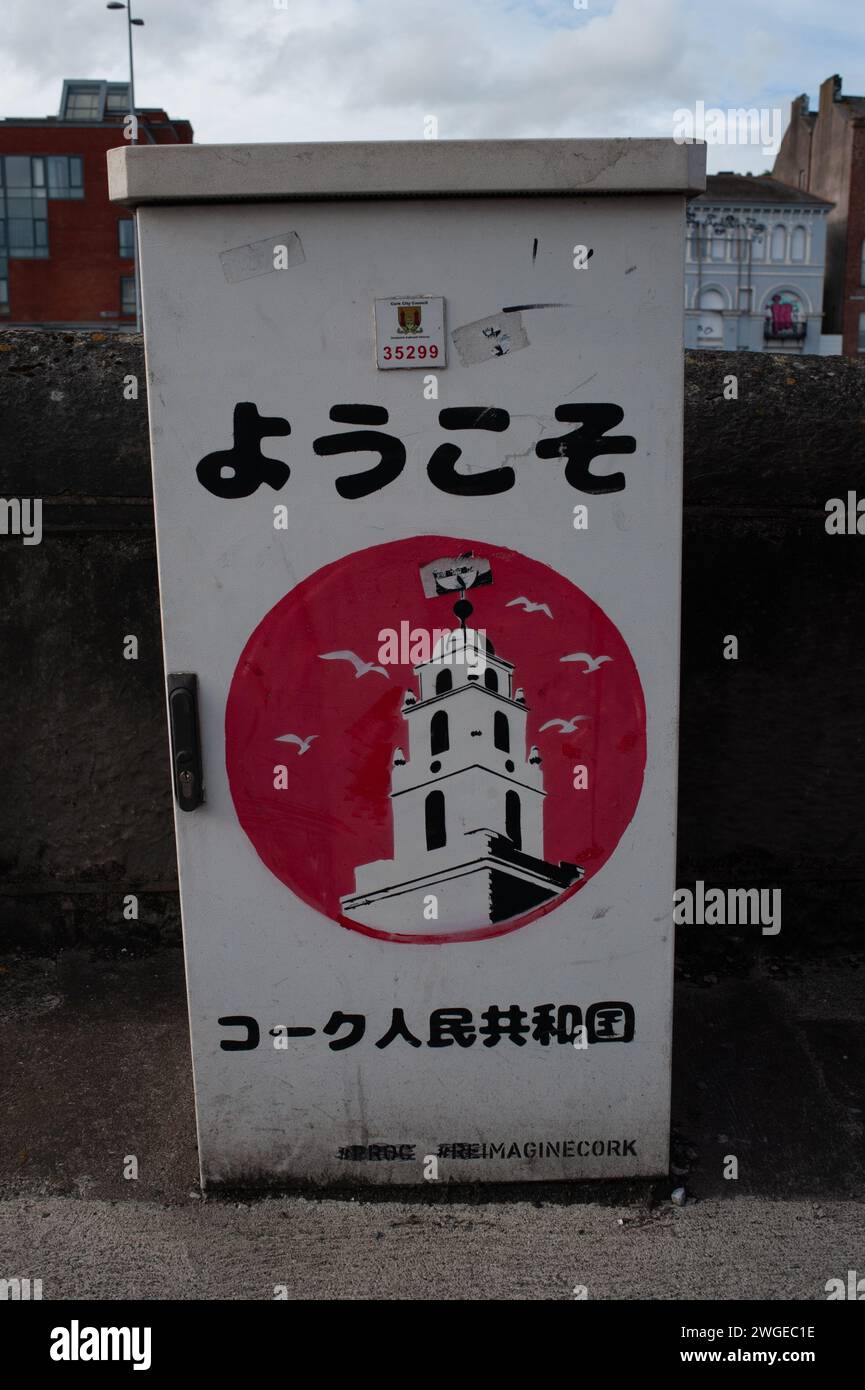 Les boîtes électriques peintes célébrant Cork. Grâce aux efforts ...