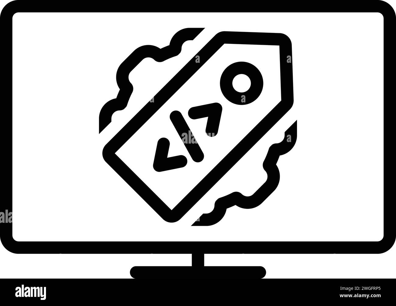 Meta logo Banque d'images vectorielles - Alamy
