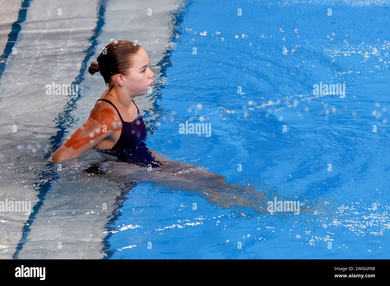 DOHA, QATAR - 5 FÉVRIER : Else Praasterink des pays-Bas en compétition ...