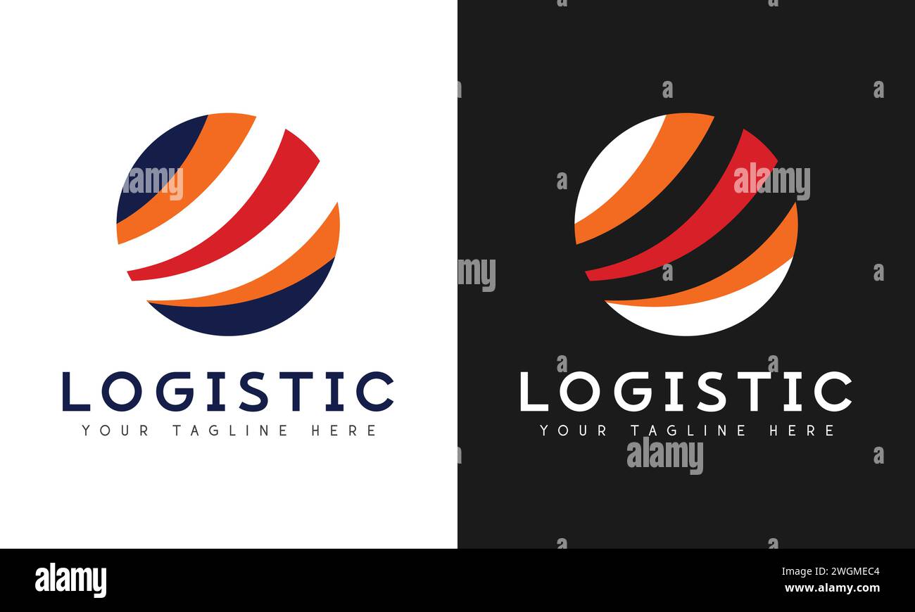 Logistique mondiale Banque d'images vectorielles - Alamy