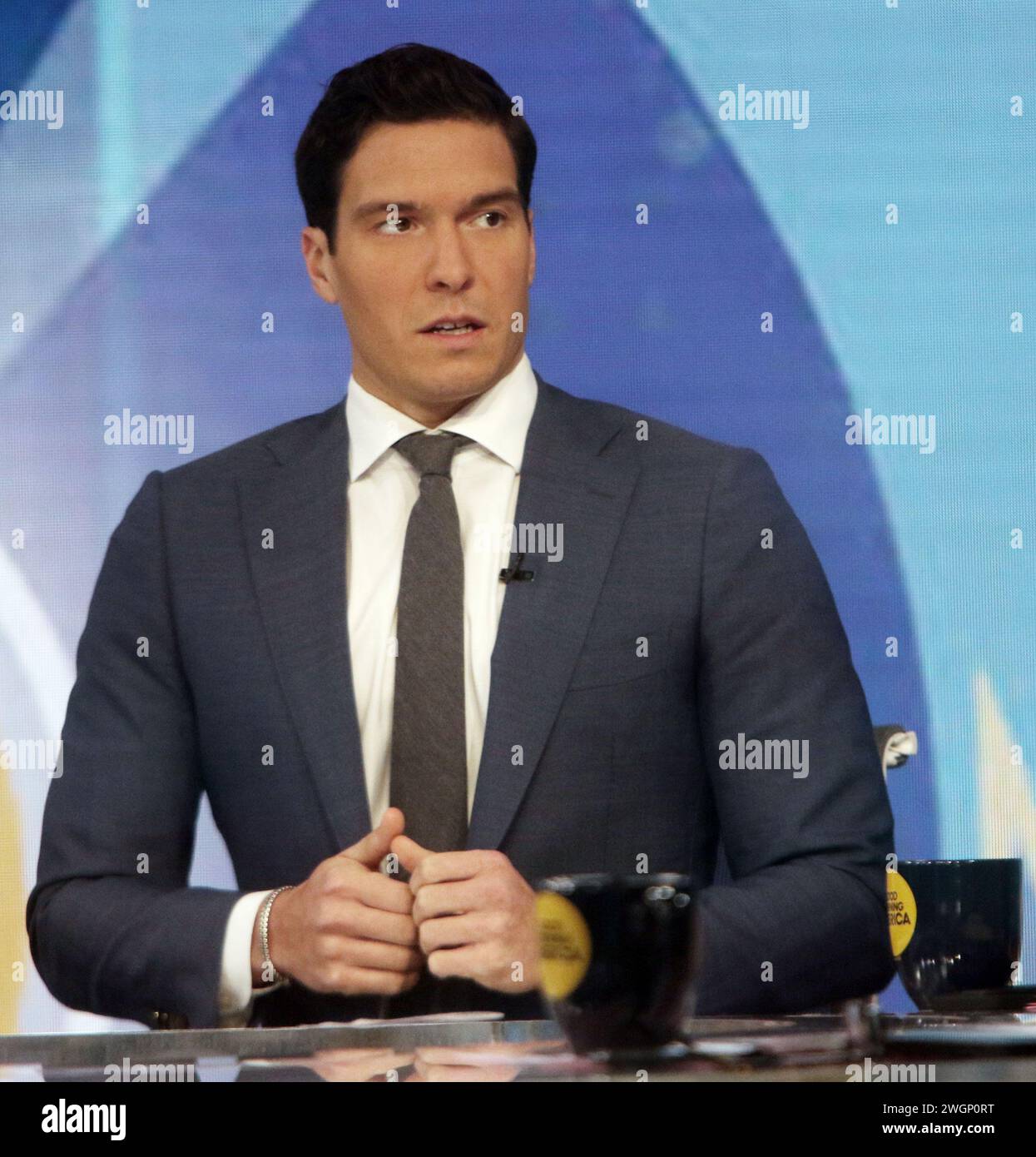 05 février 2024 Will Reeves sur Good Morning America à New York. 05 ...