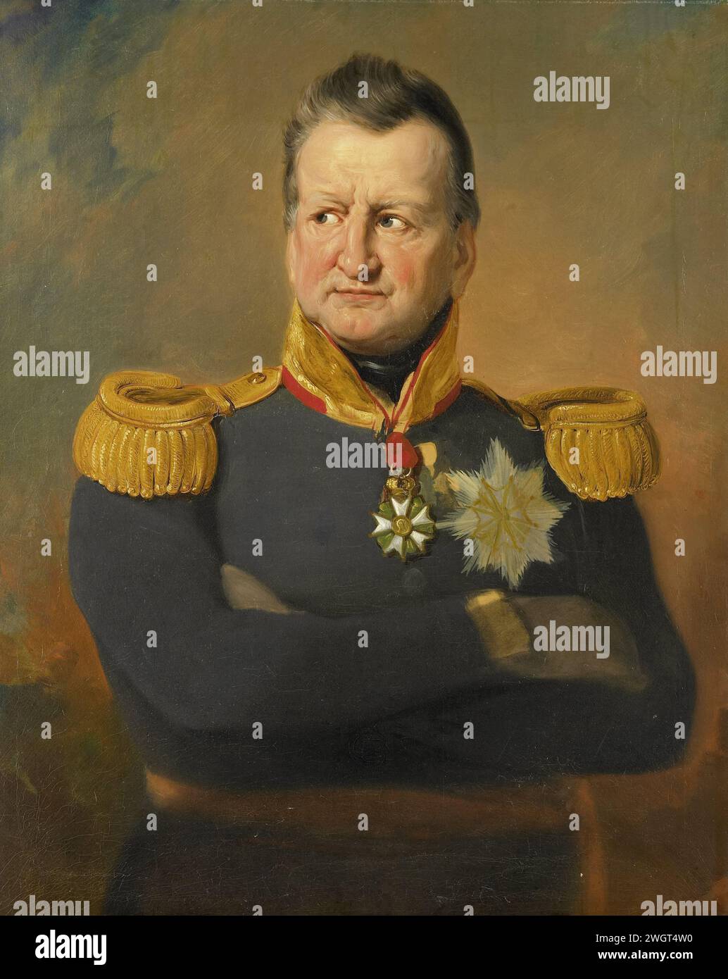 Portrait du baron David HENDER CHIASE, LIEUTENANTSANT-General, Jan Wilm ...