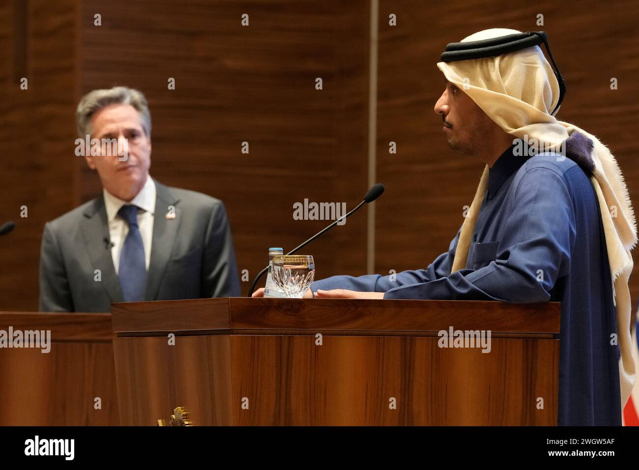 Qatar's Prime Minister and Foreign Affairs Minister Mohammed Bin ...