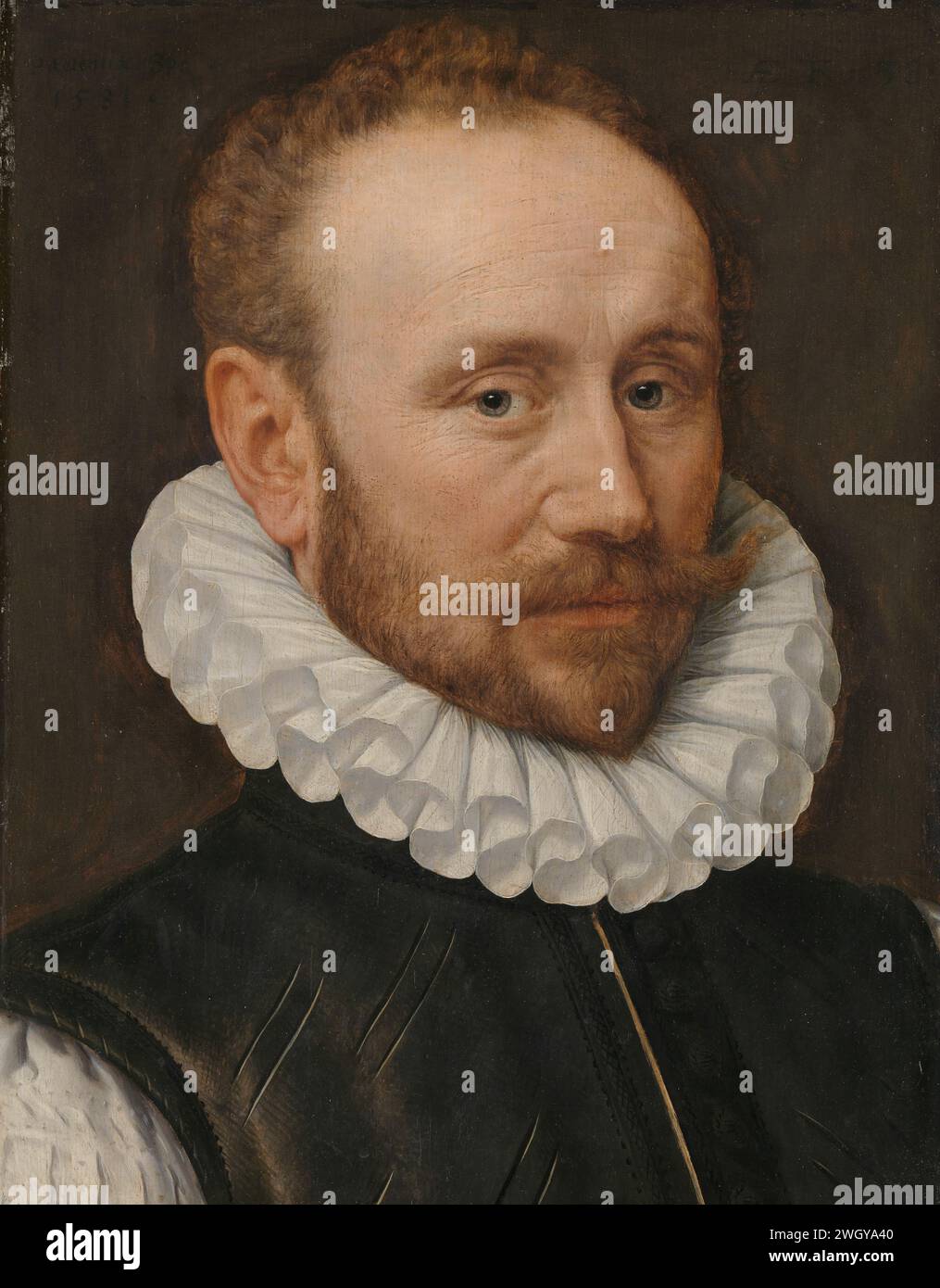 Portrait d'un homme, Adriaen Thomasz. Key, 1581 peinture Portrait d'un ...