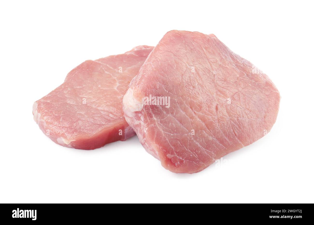 Morceaux de porc cru Banque de photographies et d’images à haute ...