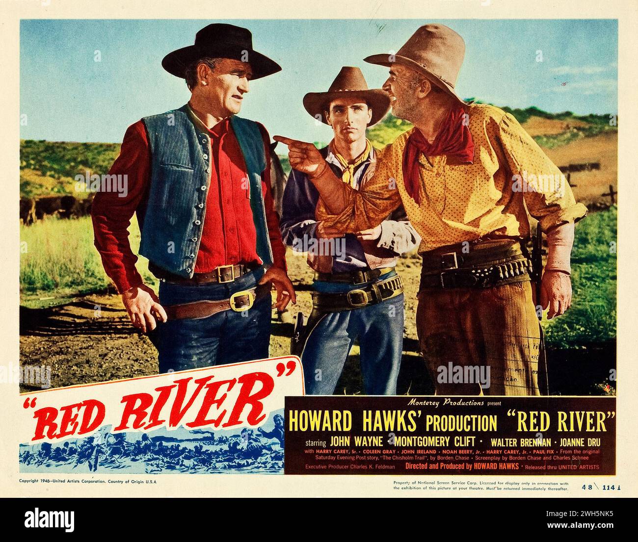 John wayne red river 1948 Banque de photographies et d’images à haute ...