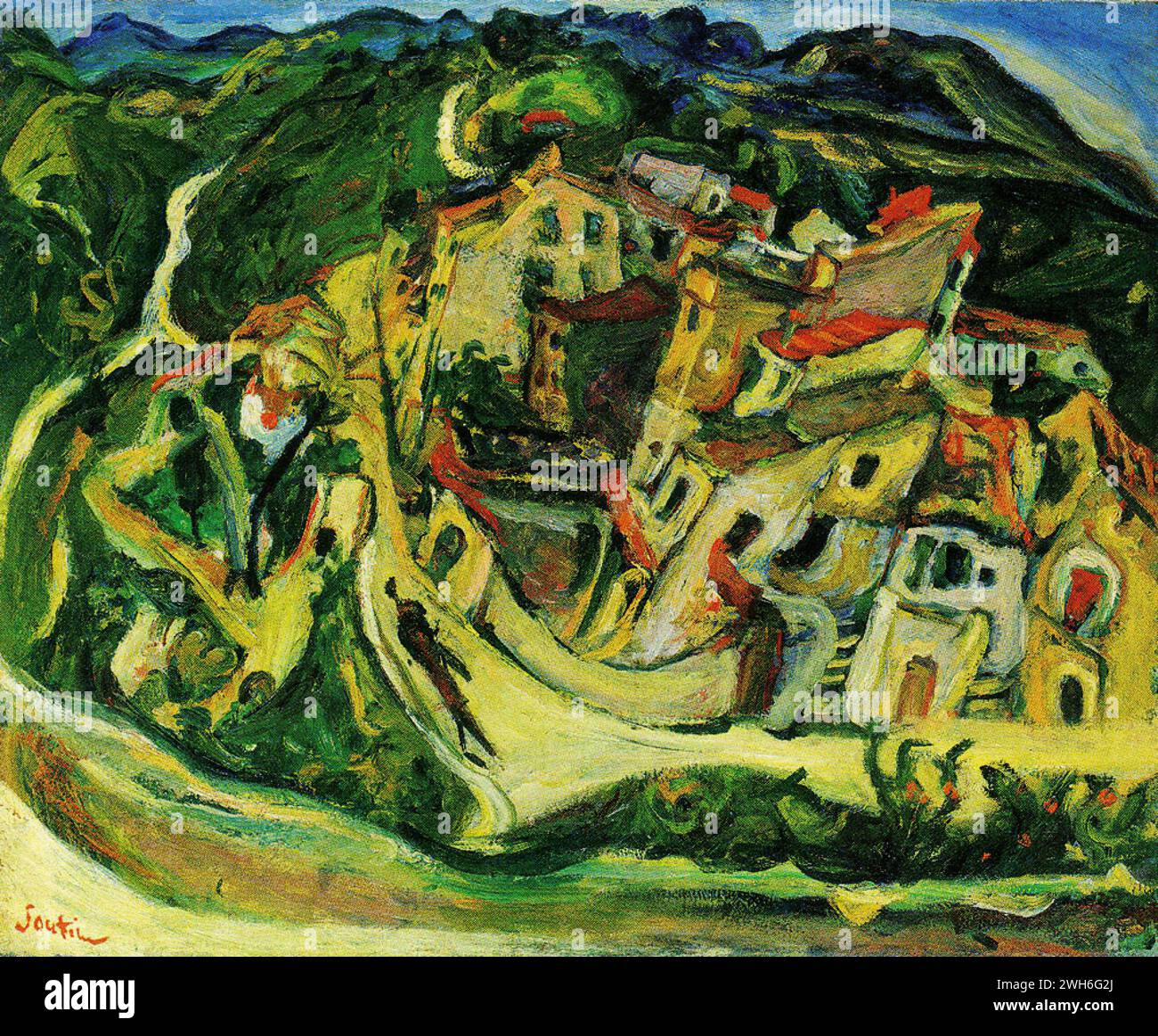 Vue de cagnes chaim soutine Banque de photographies et d’images à haute ...