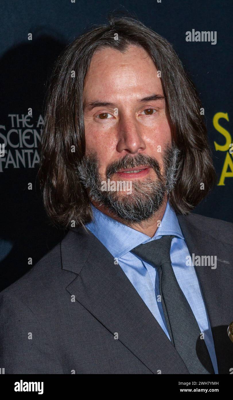 Keanu Reeves dans la salle de presse pour la 51e cérémonie annuelle des ...