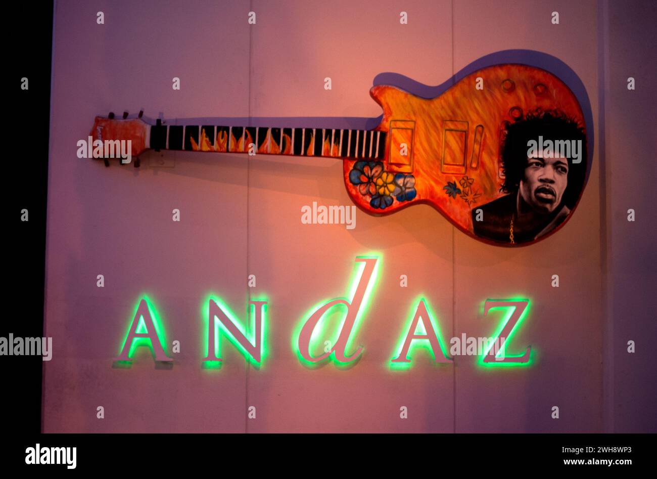 Vintage guitar hendrix Banque de photographies et d’images à haute ...