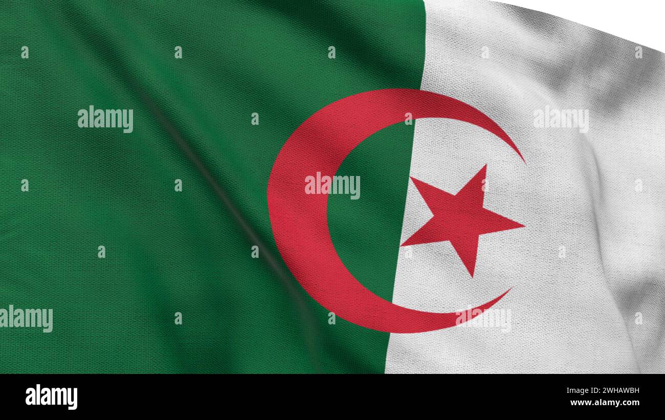 Drapeau de l'algerie Banque de photographies et d’images à haute ...