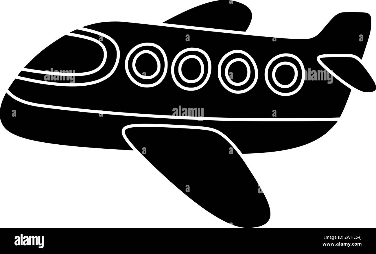 illustration d'avion voler silhouette logo de voyage icône de tourisme ...