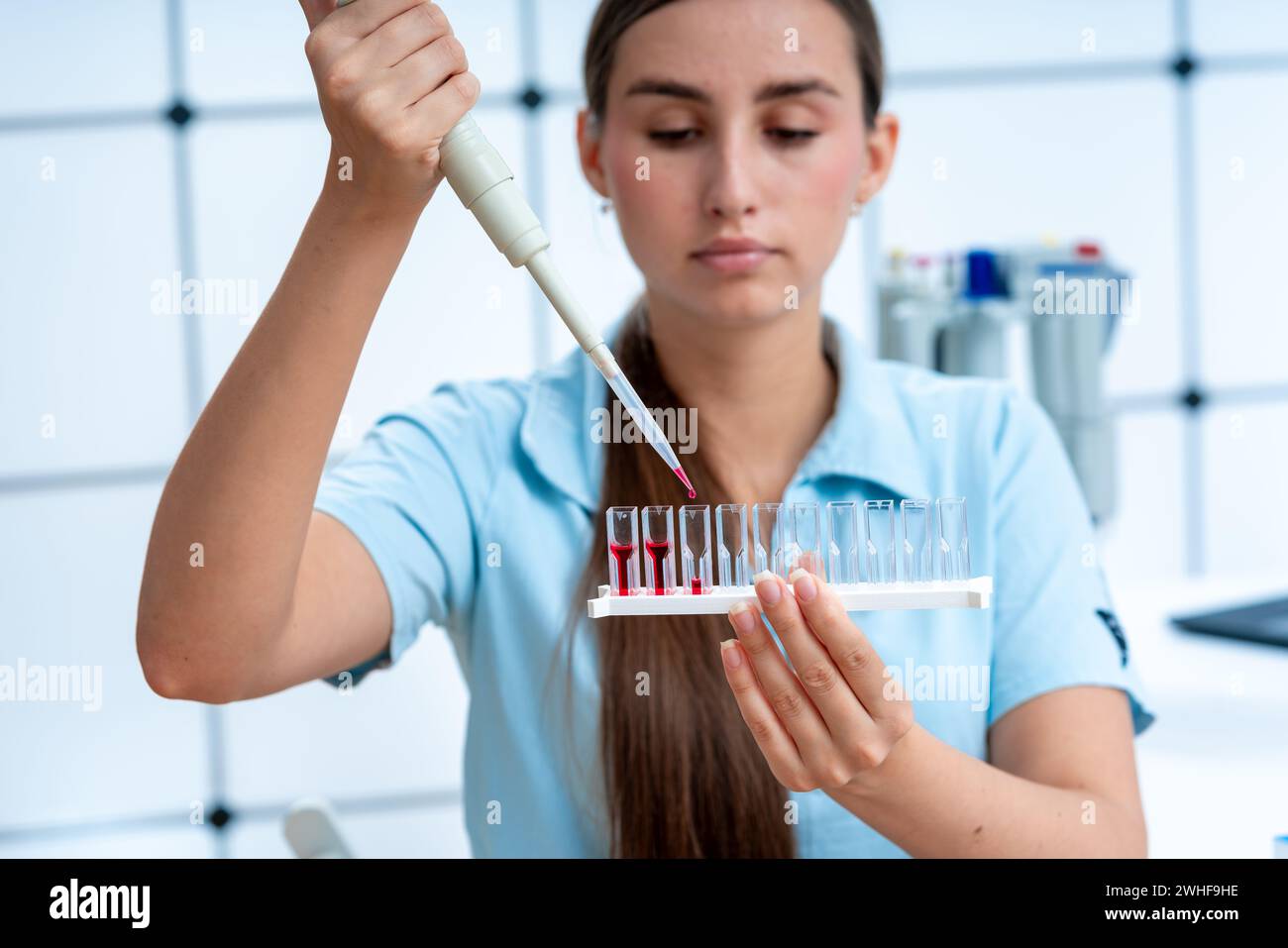 Laboratory cuvettes Banque de photographies et d’images à haute ...