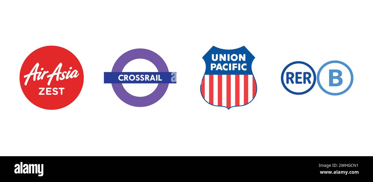 Logo crossrail Banque d'images vectorielles - Alamy