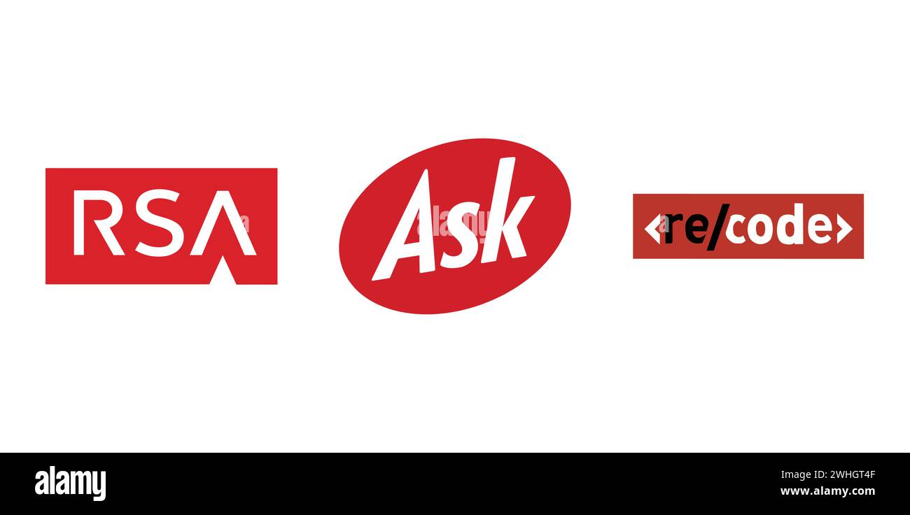 Rsa logo Banque de photographies et d’images à haute résolution - Alamy