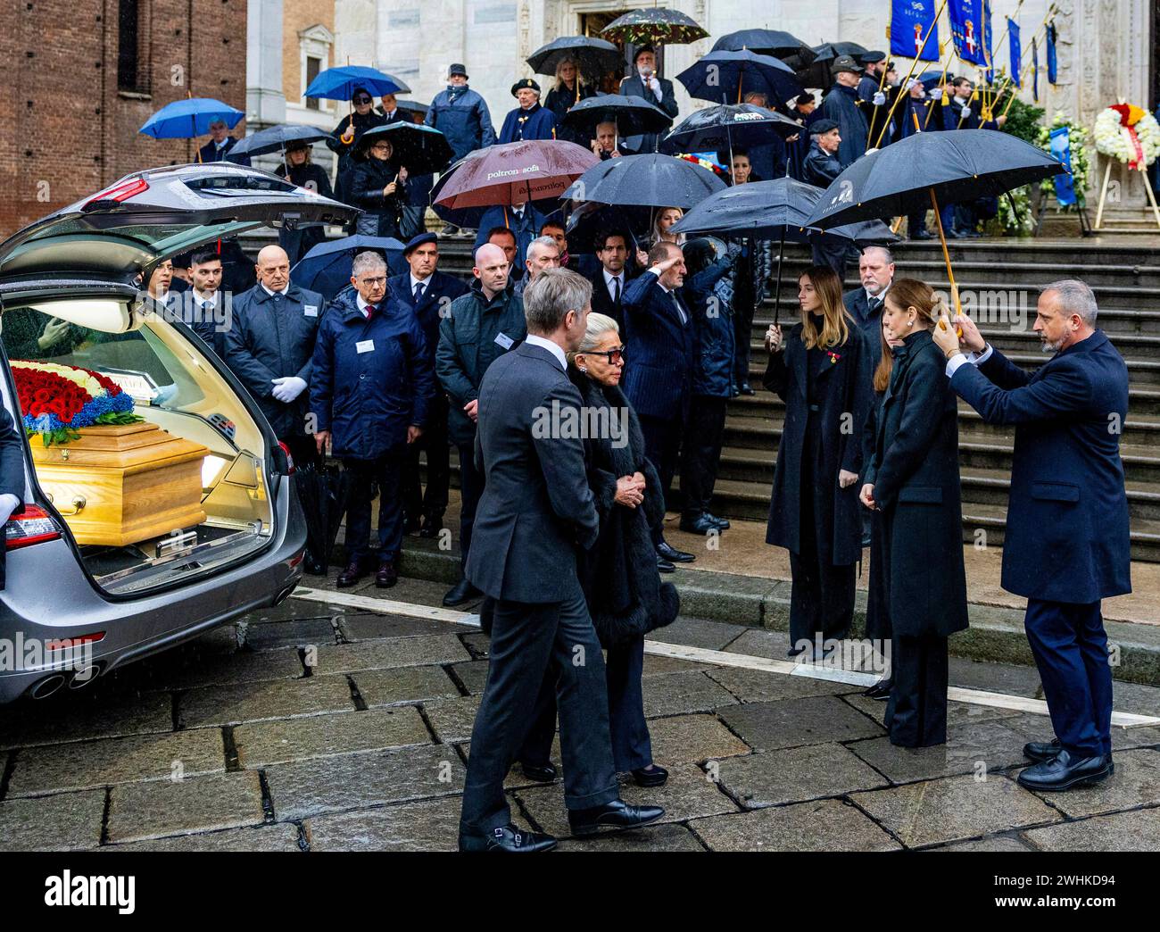 Turin, Italien. 10 février 2024. SAR la Princesse Marina Ricolfi Doria ...