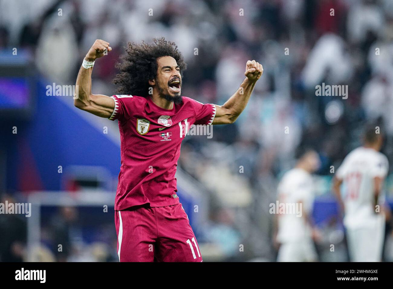 Doha, Qatar, 10 février 2024, AFC Asian Cup Qatar 2023 finale : Qatar 3 ...