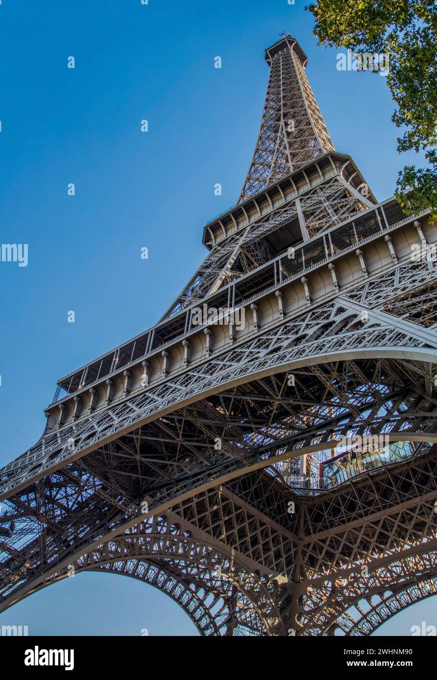 Estructura de la torre eiffel Banque de photographies et d’images à ...