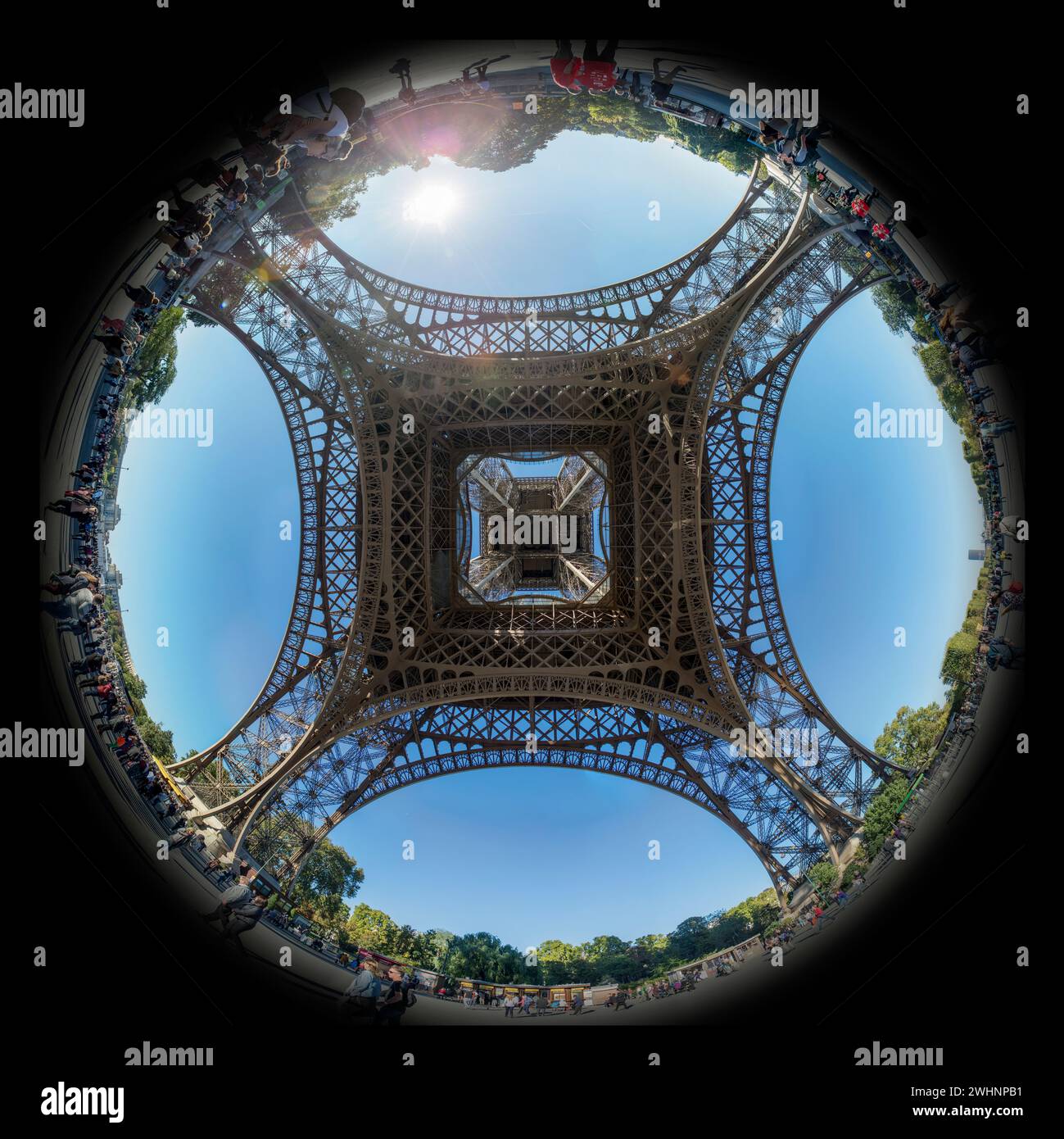 Estructura de la torre eiffel Banque de photographies et d’images à ...