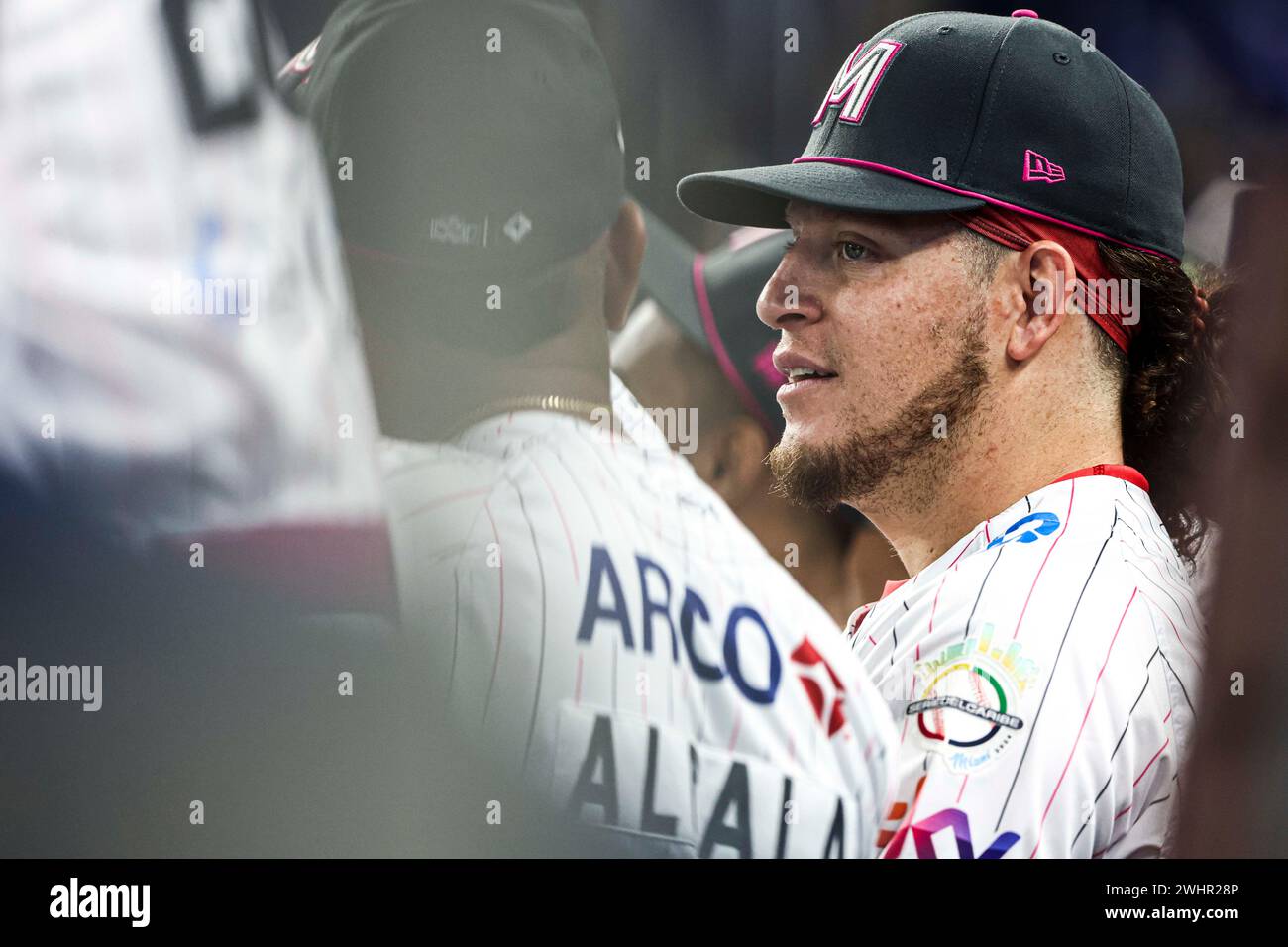 MIAMI, FLORIDE - 1er FÉVRIER : Wilmer Ríos de Naranjeros du Mexique ...