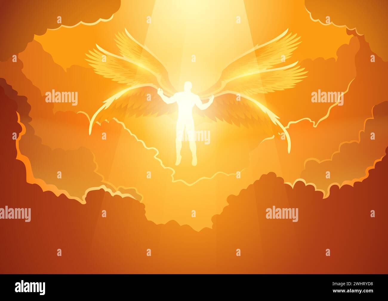 Cherubin raphael Banque d'images vectorielles - Alamy