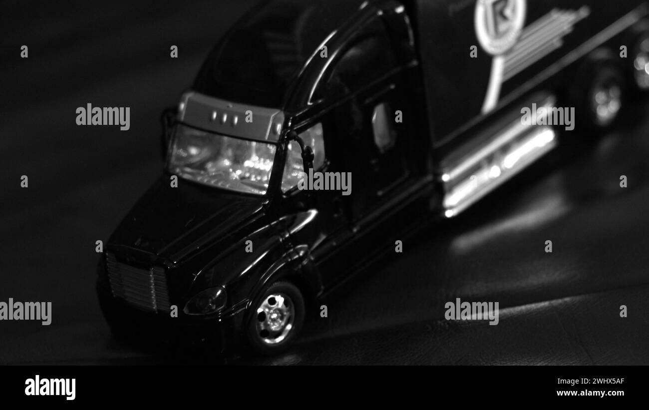 Flatbed towing truck Banque de photographies et d’images à haute ...