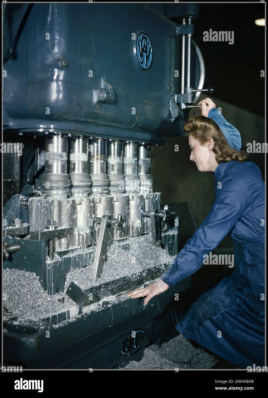 Ww2 Guerre Travail Propagande Information Recrutement Image Banque De