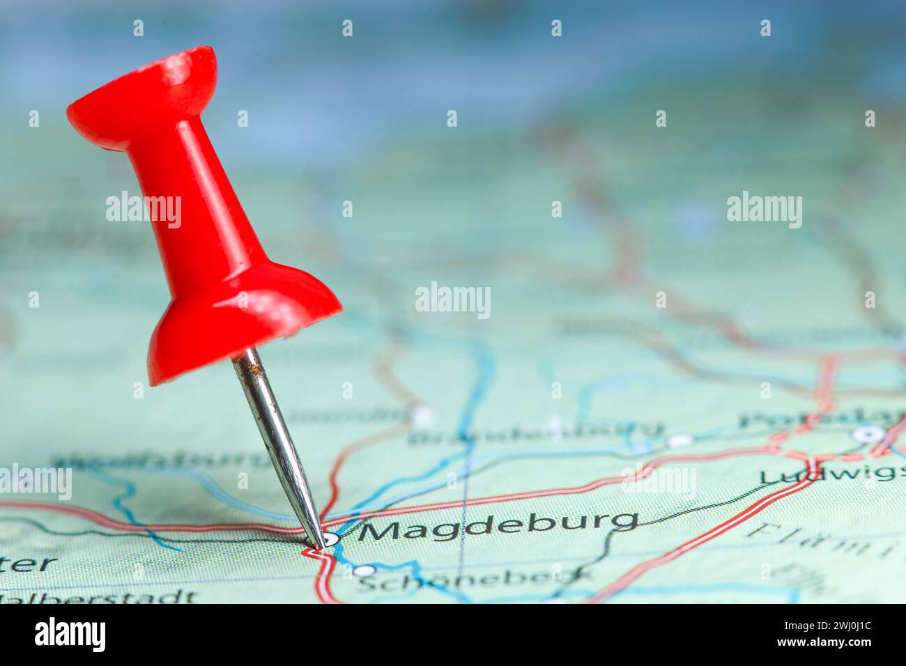 Carte de magdebourg Banque de photographies et d’images à haute ...