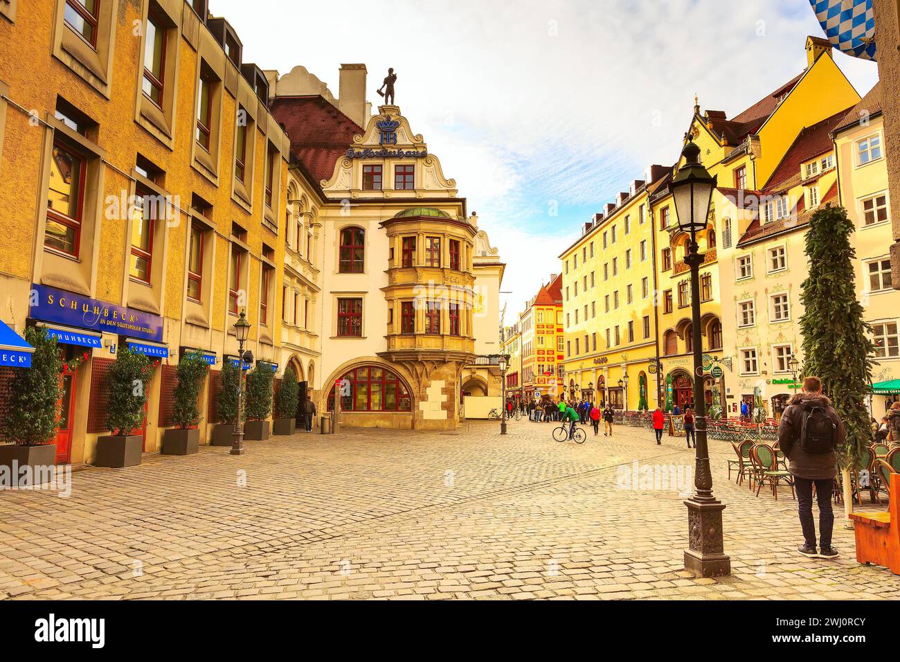 Restaurant du centre ville de munich Banque de photographies et d ...